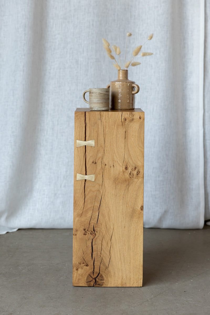 Fred Wooden Plinth - Handcrafted Design | Martelo & Mo – Martelo and Mo