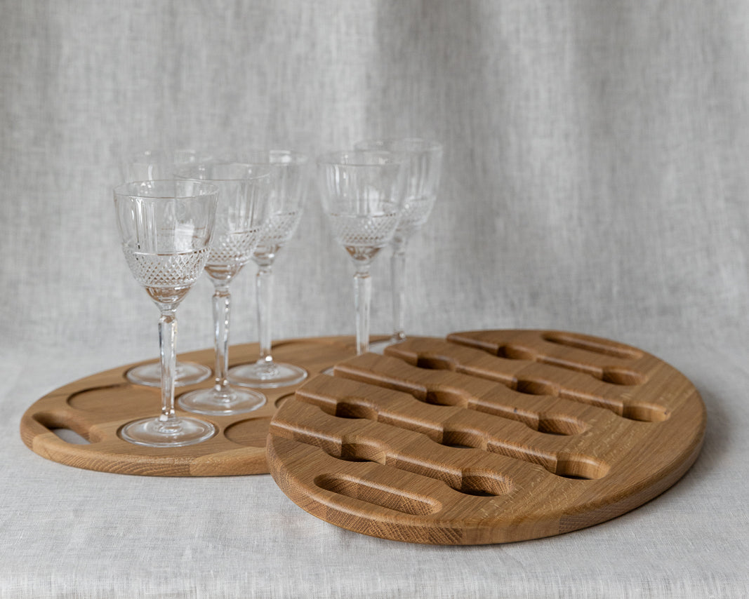 Wooden Champagne Serving Tray – Martelo and Mo